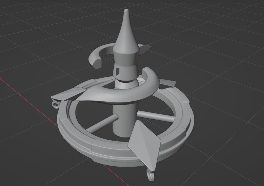 Yae Miko Weapon Genshin Impact Kagura's Verity 3D - Etsy UK