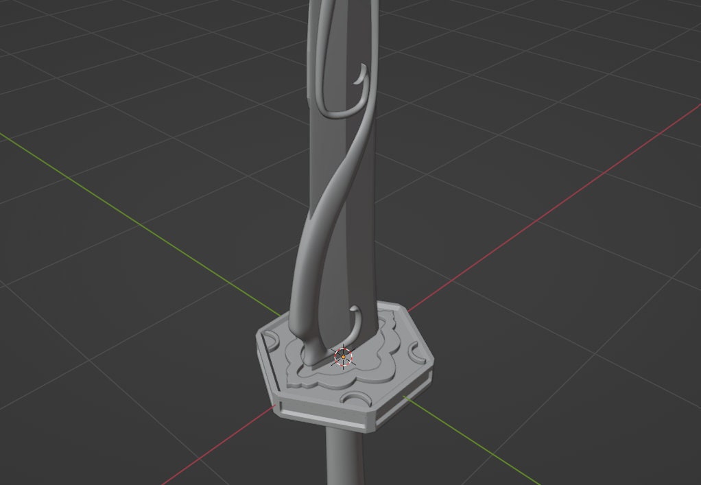 Ayato's Hydro Sword -- Genshin Impact -- 3D Sliced Print Ready - Etsy