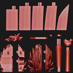 Maki Sword -- Jujutsu Kaisen -- Split Soul Katana -- 3D Printable ...