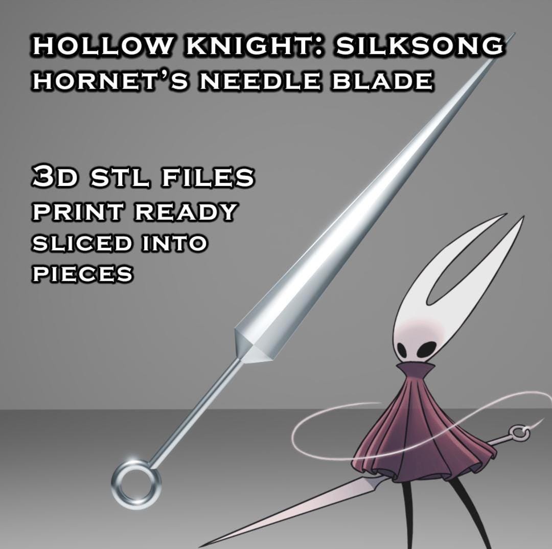 Hornet's Needle Blade -- Hollow Knight Silksong -- 3D Printable Cosplay ...