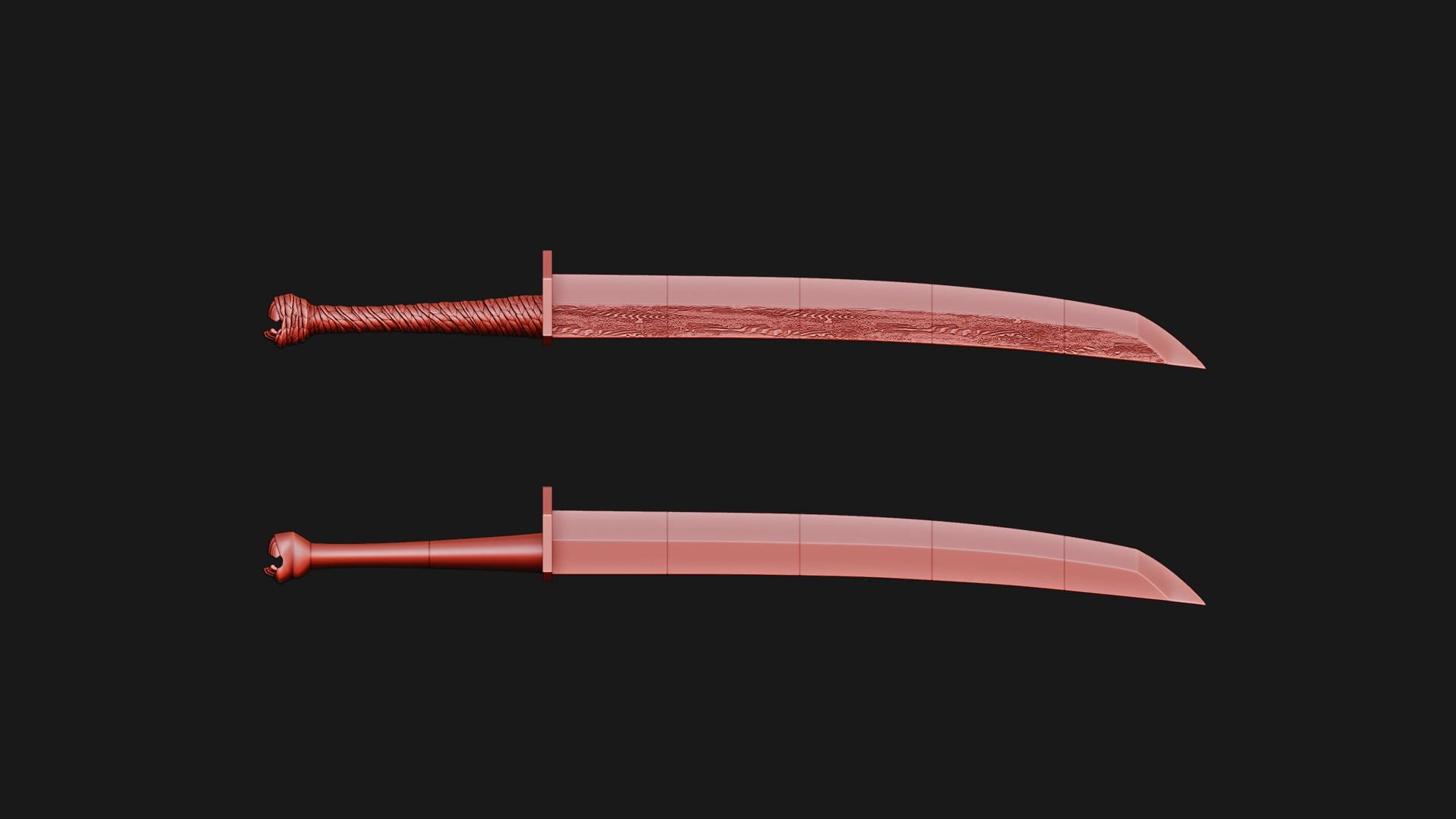 Maki Sword -- Jujutsu Kaisen -- Split Soul Katana -- 3D Printable ...