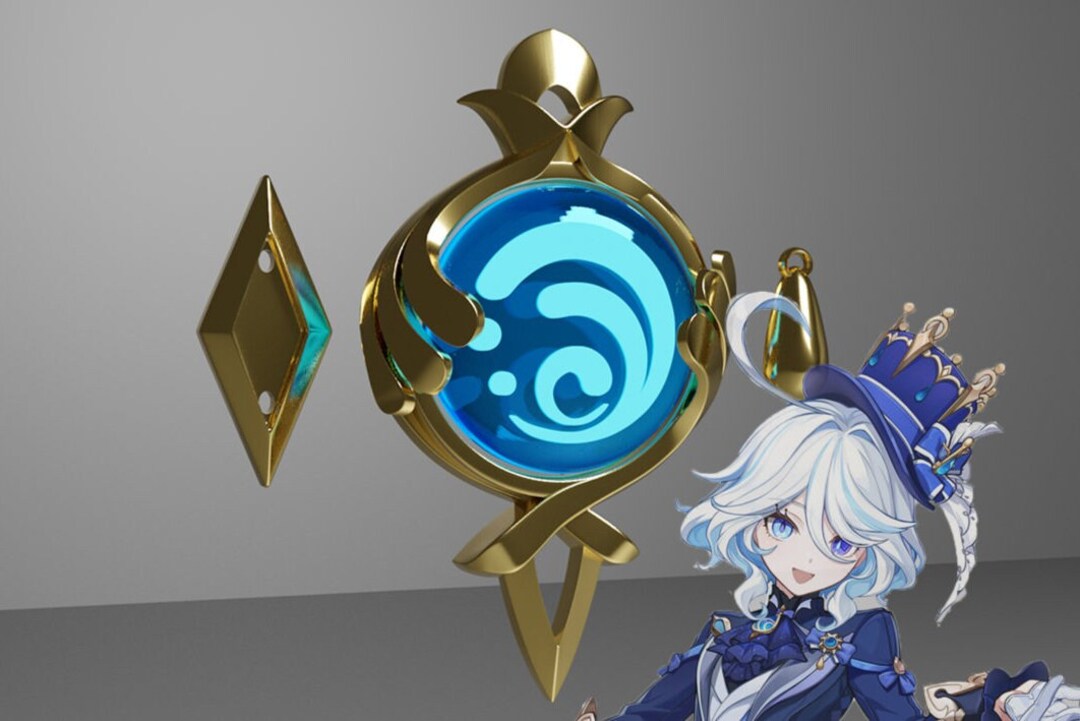 Furina Vision Set Genshin Impact Cosplay 3D Print Ready - Etsy Australia