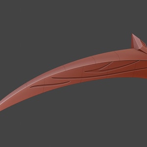 Arlecchino's Scythe -- Genshin Impact -- 3D Print STL -- Sliced Into ...