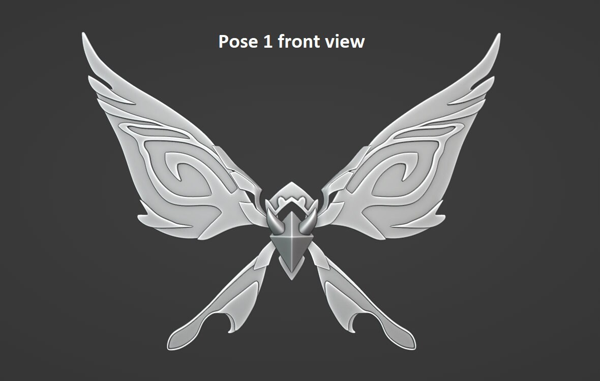 Anemo Crystalfly -- Genshin Impact Decoration -- 3D Print Ready - Etsy