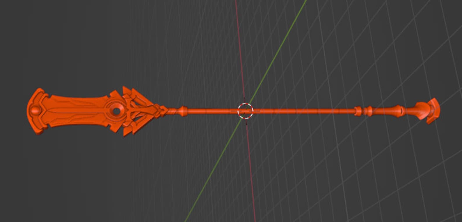 Cyno Weapon Genshin Impact Cosplay Staff of the Scarlet - Etsy