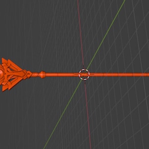 Cyno Weapon Genshin Impact Cosplay Staff of the Scarlet Sands 3D Print ...