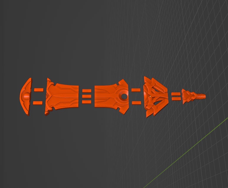 Cyno Weapon Genshin Impact Cosplay Staff of the Scarlet - Etsy