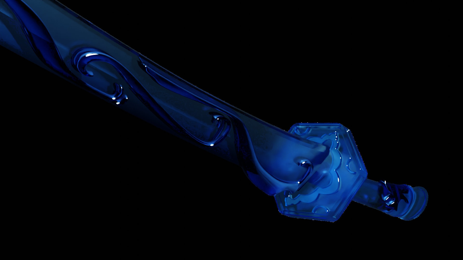 Ayato's Hydro Sword -- Genshin Impact -- 3D Sliced Print Ready - Etsy
