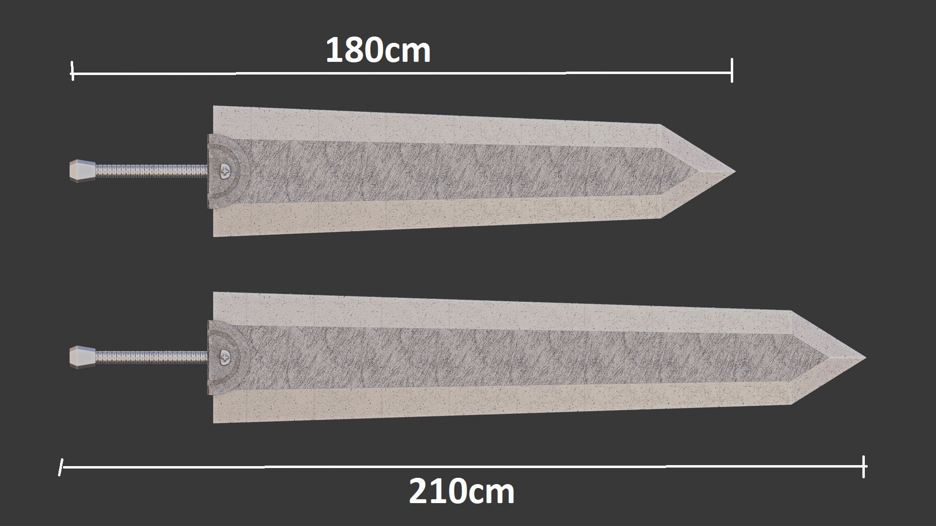 Dragon Slayer -- Guts Sword -- Berserk -- 3D Print Ready STL Files - Etsy