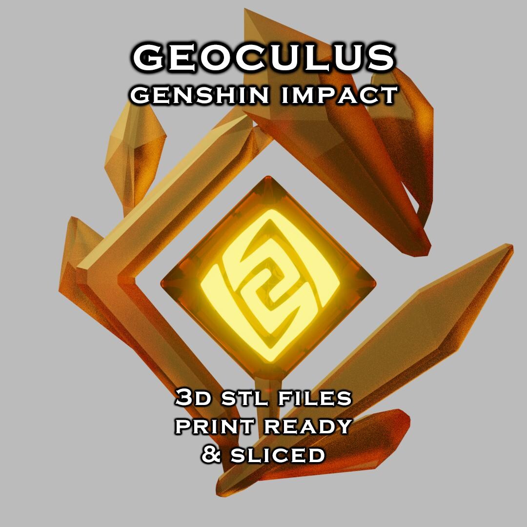 Geoculus Genshin Impact -- Table Decor -- 3D Print Ready - Etsy