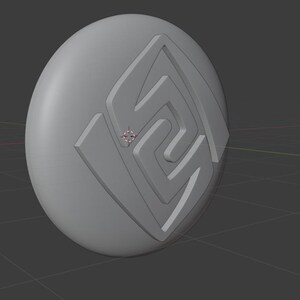 Natlan Vision Set -- Genshin Impact -- Vision Frame and 7 Vision Stone ...