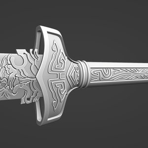 Frostwork -- the Sword of Xiao Xingchen From the Untamed -- 3D Print ...