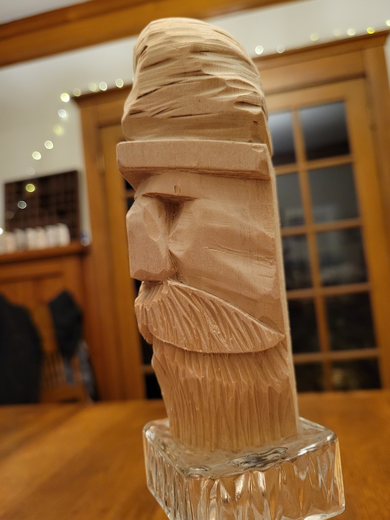 Custom 6" Hand-carved Basswood Wizard - Etsy
