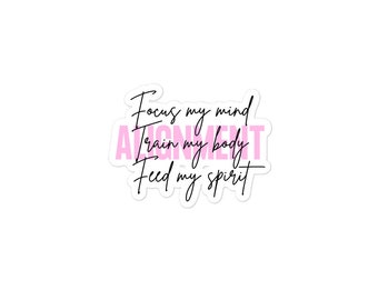 Alignment Sticker | Etsy