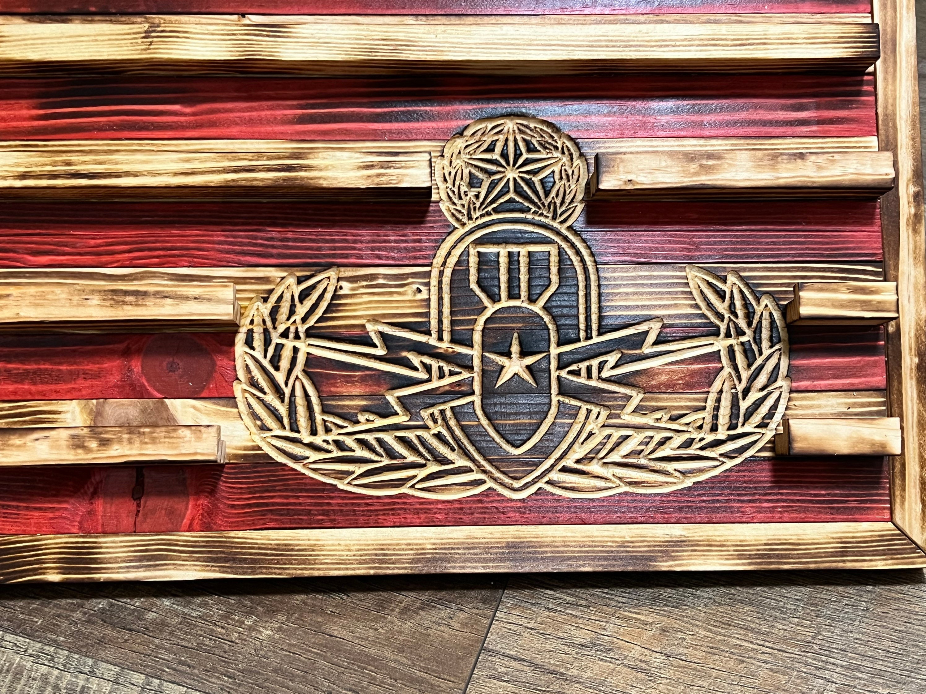 EOD Challenge Coin Flag Holder - Etsy