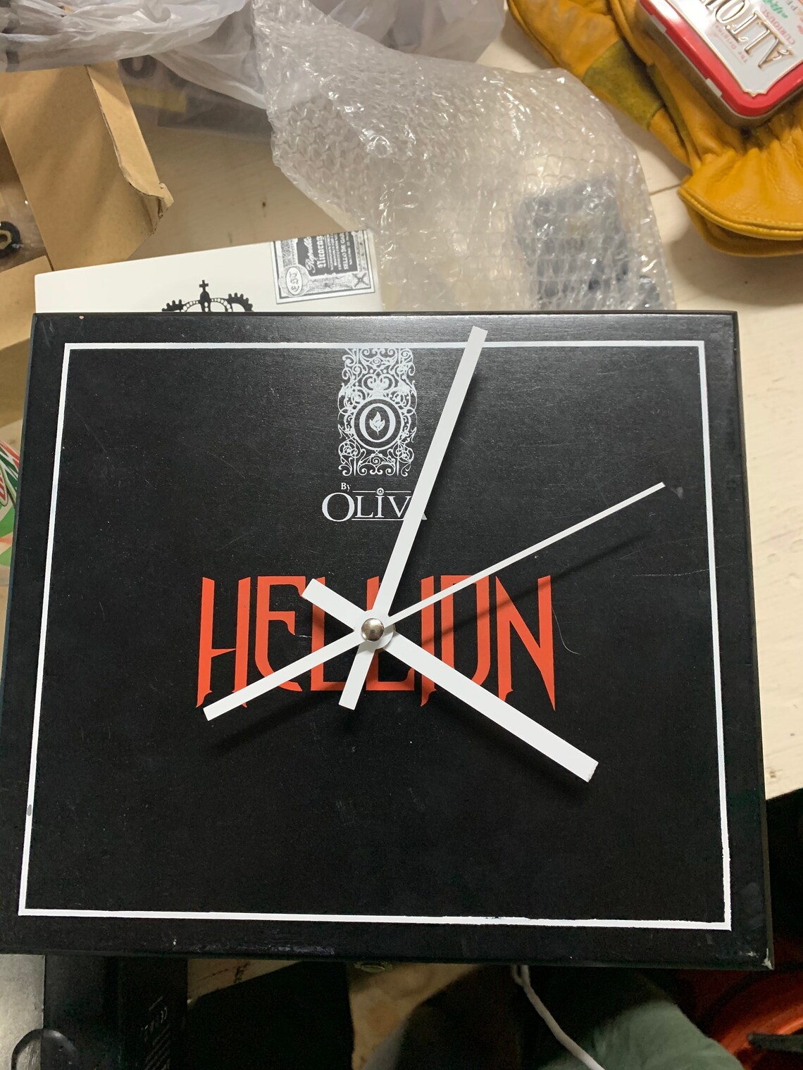 Hellion Cigar Box Clock - Etsy