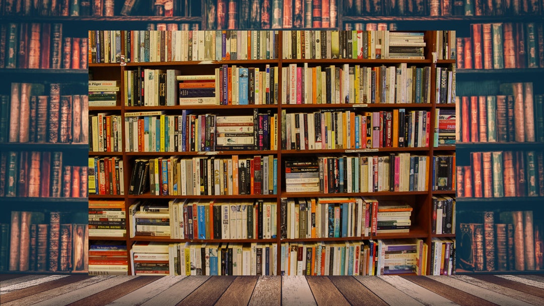 ZOOM BACKDROP! Library Backdrop, Books, DIGITAL Download - Etsy