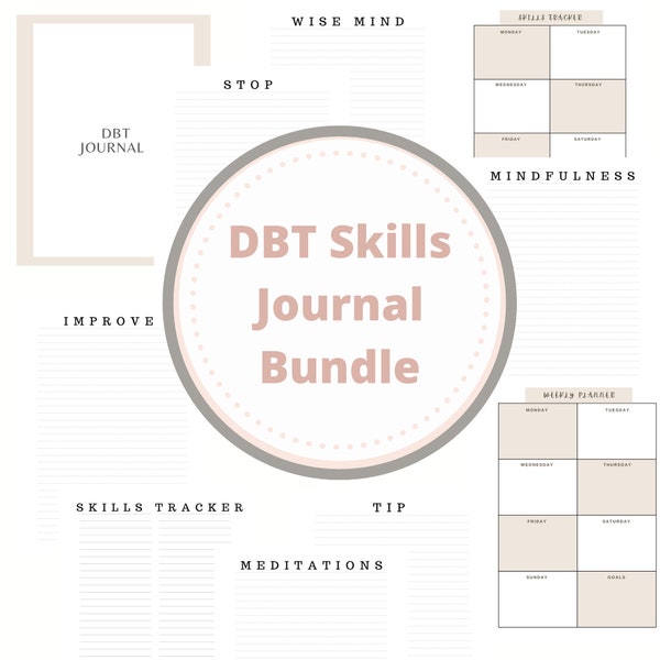 Dbt Diary Card - Etsy