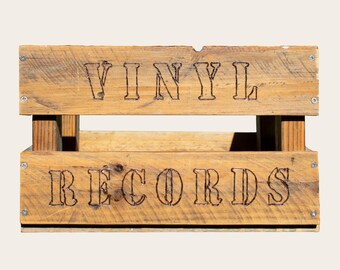 Vinyl Wooden Box - Etsy