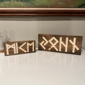 Your Name in Viking Runes! Custom Norse Name Sign. Personalized Nordic ...