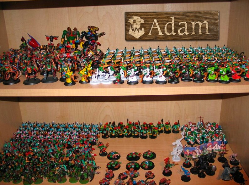 Custom Warhammer 40k Sign. Your Name and Faction Logo on a - Etsy