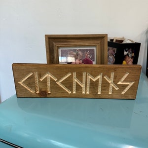 Your Name in Viking Runes! Custom Norse Name Sign. Personalized Nordic ...