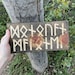 Your Name in Viking Runes! Custom Norse Name Sign. Personalized Nordic ...
