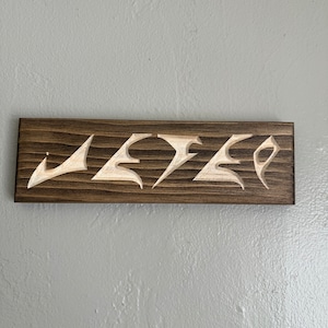 Your Name in Klingon! Custom Star Trek Name Sign. Personalized Klingon ...