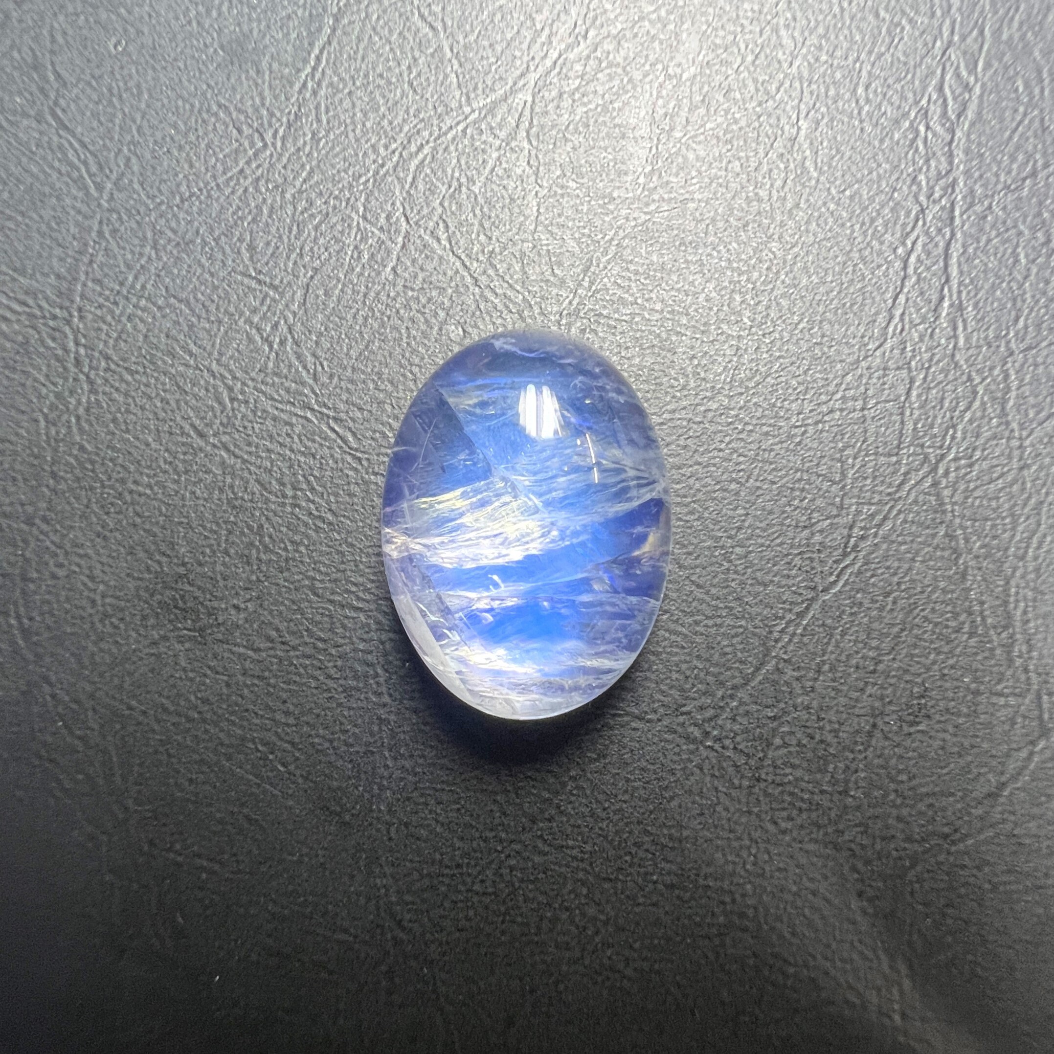 Natural Blue Moonstone Gemstone Cabochon Stunning Blue Flashy - Etsy
