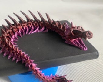 Articulated 3D Printed Snake Skeleton, Snake Skeleton - Etsy