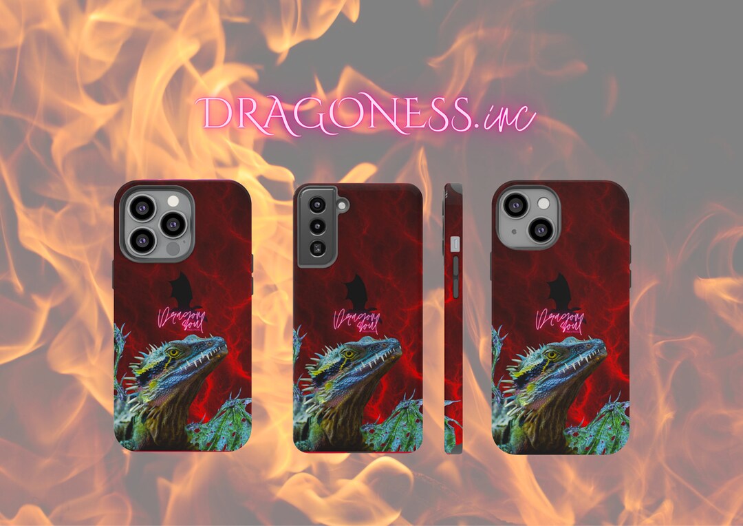 Blood Red Dragon Phone Case/impact-resistant Cases/iphone 11,12,13pro ...