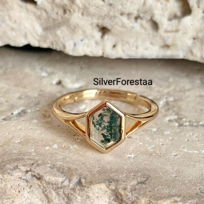 Moss Ring - Etsy