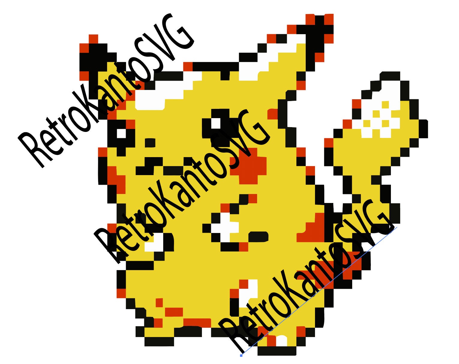 8 Bit Pikachu Sprite