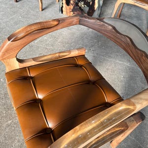Walnut Epoxy Chair-epoxy Chair-wooden Chair-%100handmade-custom Made - Etsy