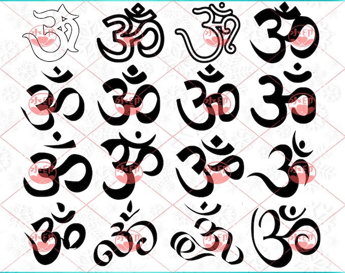 Om Yoga Symbol SVG, Om Symbol SVG Cut File,aum SVG Files,om Aum Ohm Dxf ...