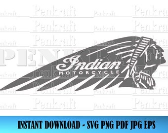 Indian Motorcycle Dxf - Etsy