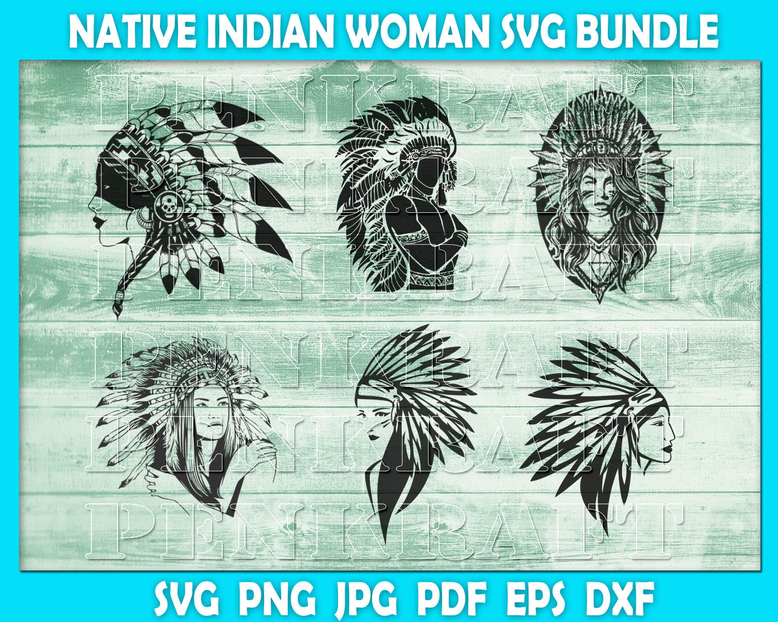 Native American Girl Svg Bundle, Native American Woman Svg, American ...