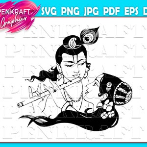 Radha Krishna Svg, Indian, Devotional, Spritual, Couple Well Wisher, T ...