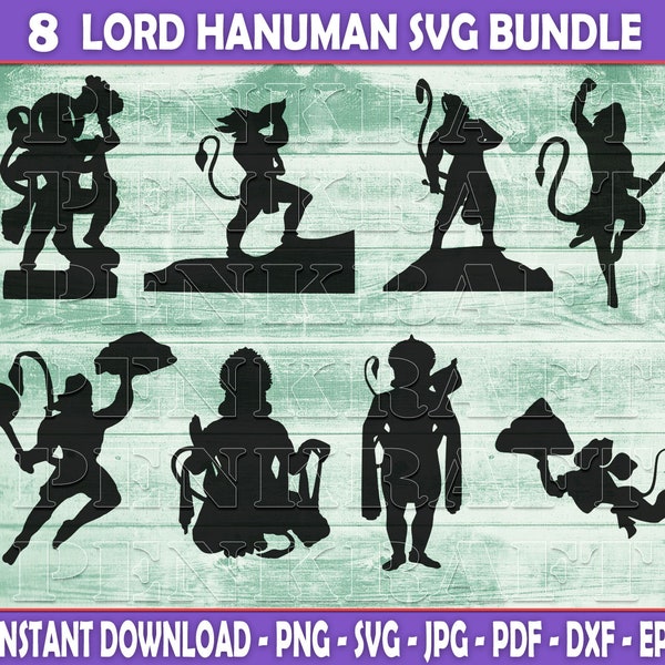 Hanuman Svg - Etsy