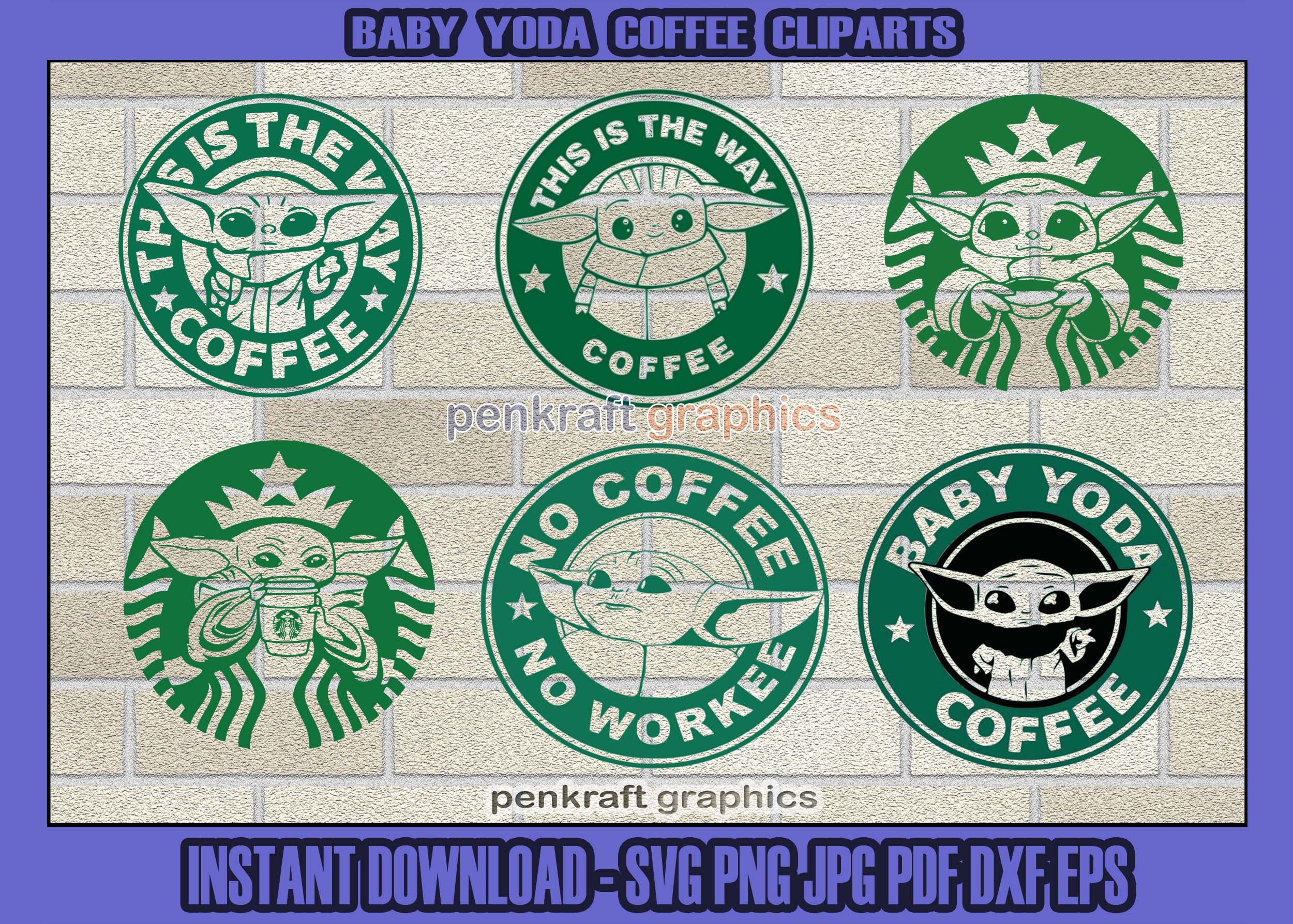 Baby Yoda Svg Bundle Baby Yoda Cliparts Baby Yoda Vector - Etsy UK