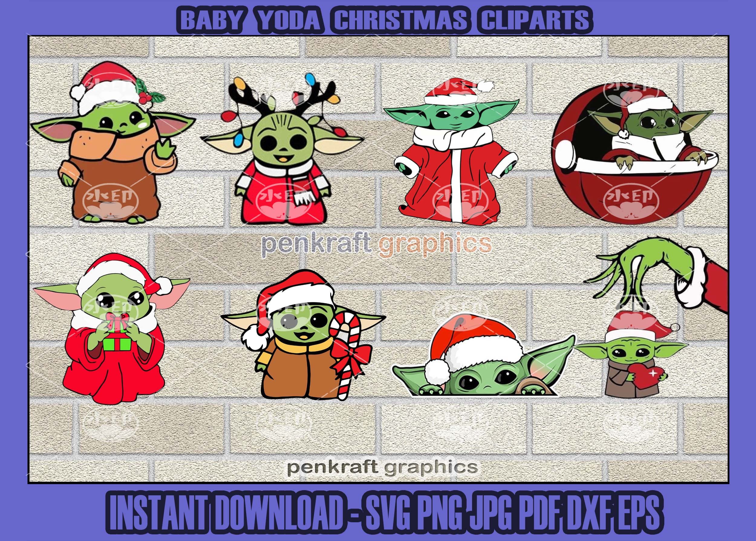 Baby Yoda Svg Bundle Baby Yoda Cliparts Baby Yoda Vector - Etsy UK