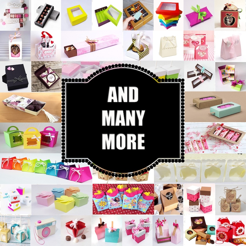 100 Svg Box Templates, Laser Cut Boxes Svg, Gift Box Svg, Party Box ...