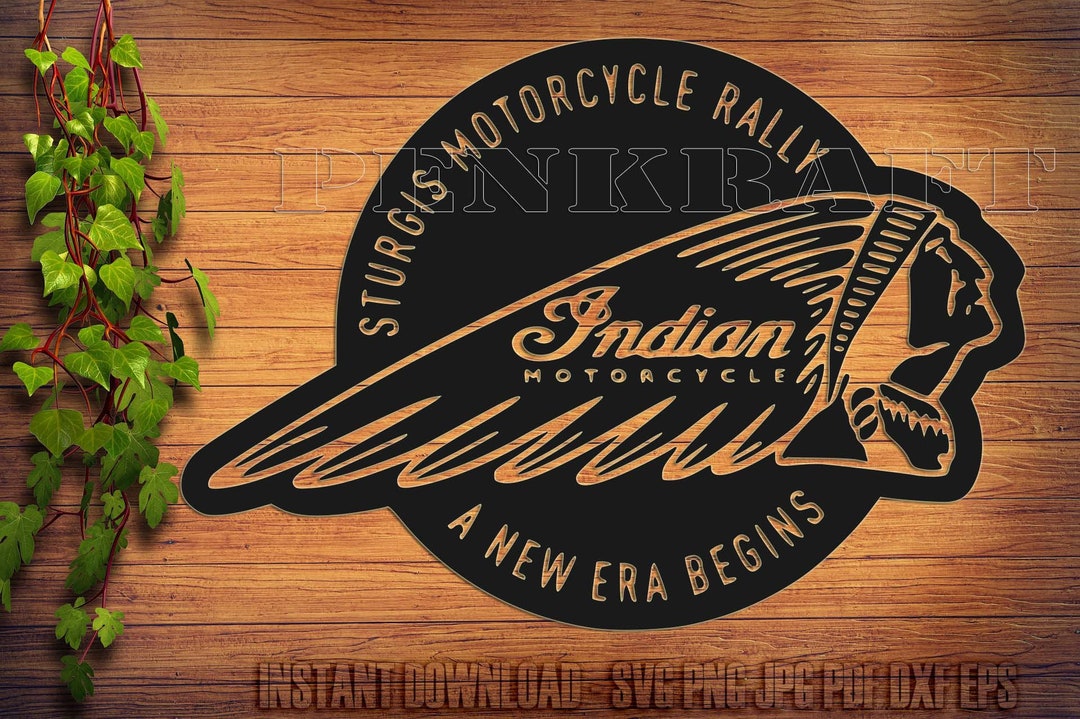 Indian Motorcycle Svg, Seven Colors, Motorbike Biker Vehicle Wheels Hog ...