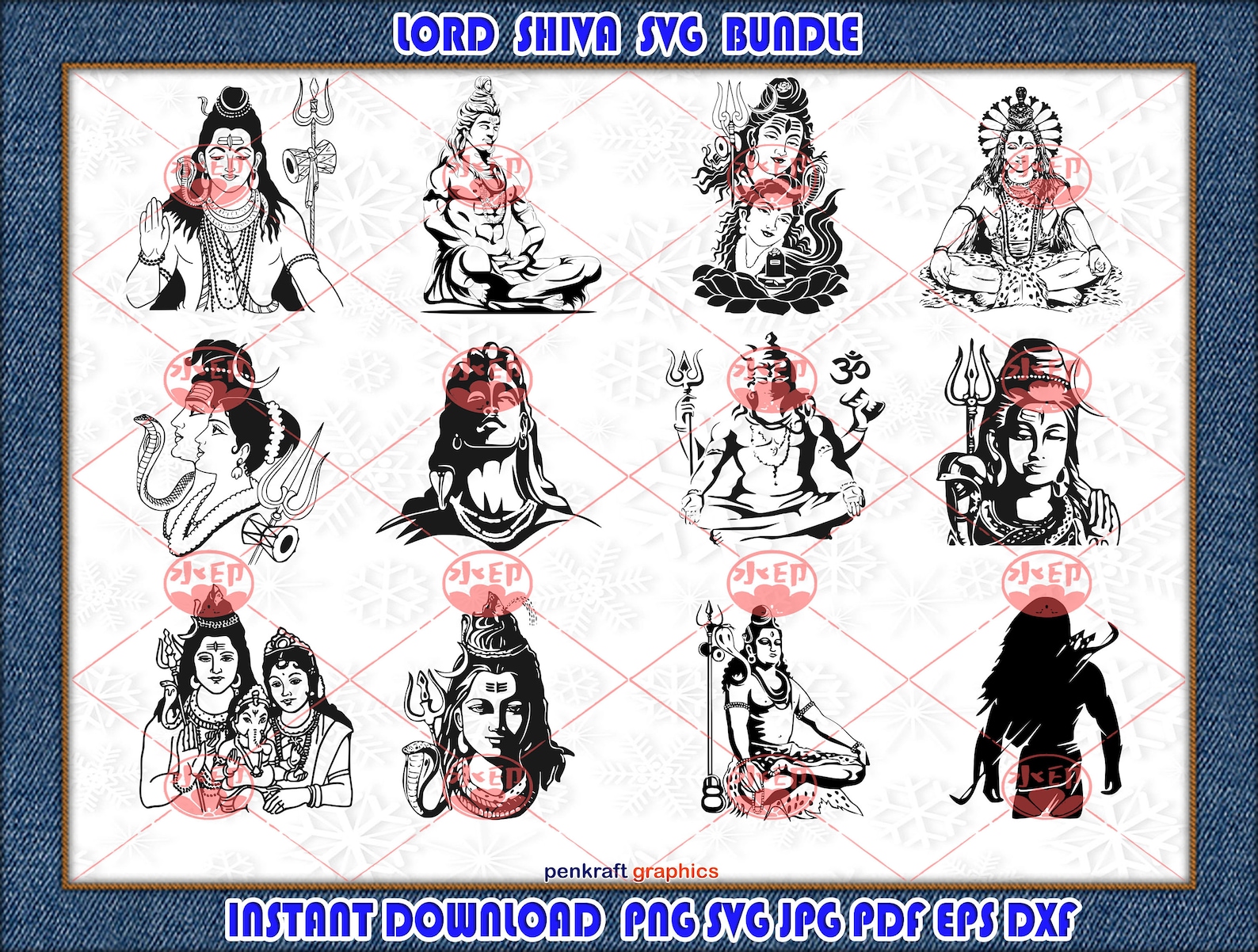 Lord Shiva Svg Bundle, Shiva Svg, Shiv Parvati, Shiv Parvati Ganesh ...