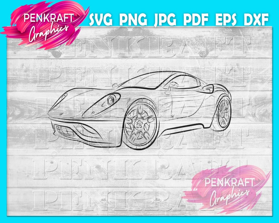 Auto Svg Super Car Svg Sportwagen Svg Rennauto Svg - Etsy.de