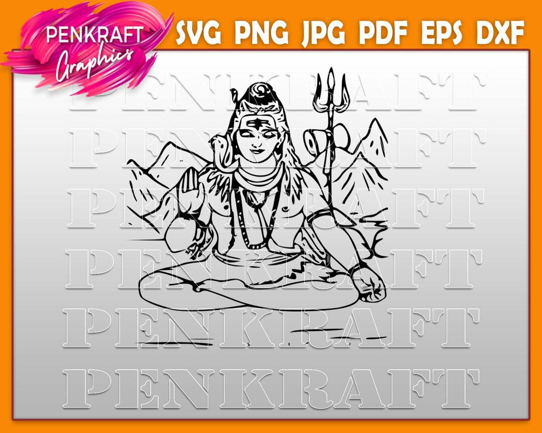 Shiva Svg Lord Shiva Shiva spiritual svg design Shiva - Etsy France