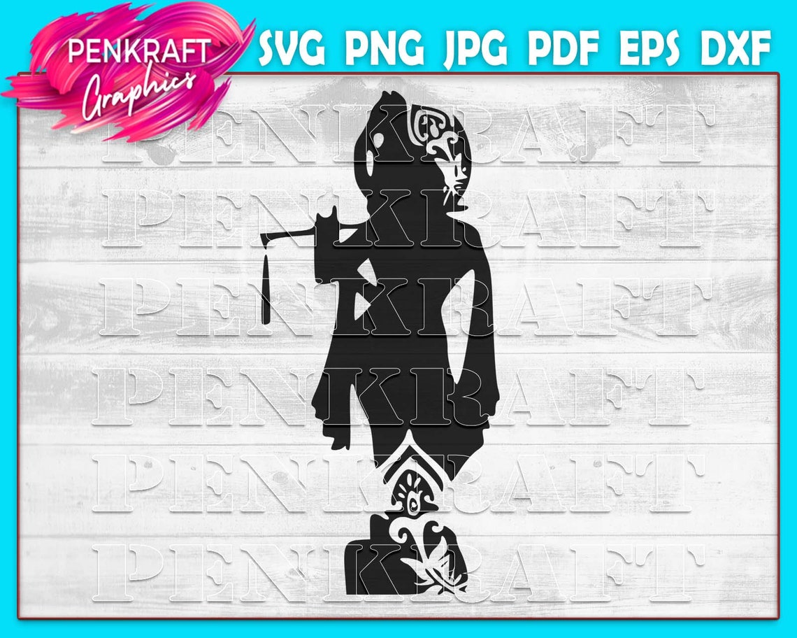 Krishna Svg, Hindu God Cut File (svg, Png, Pdf, Dxf, Eps, Jpg) - Etsy