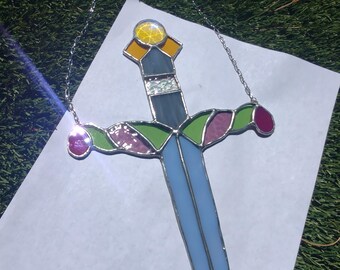 Stained Glass Dagger - Etsy