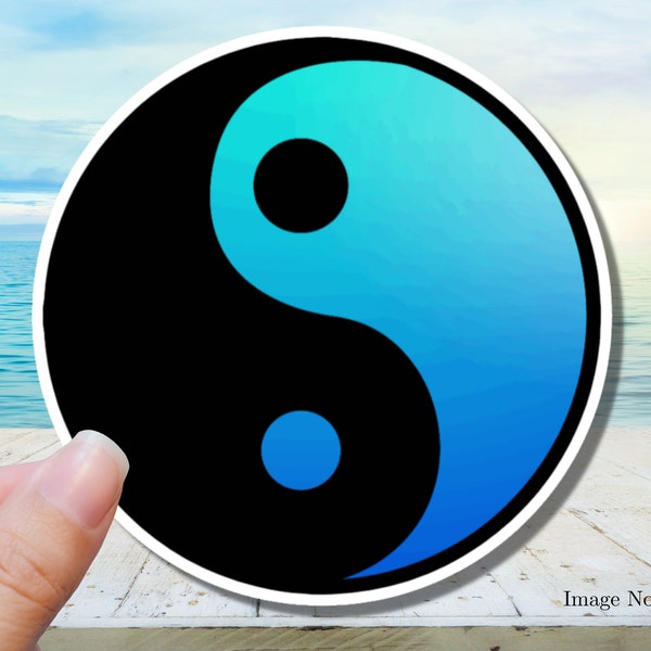 Yin Yang Sticker - Etsy