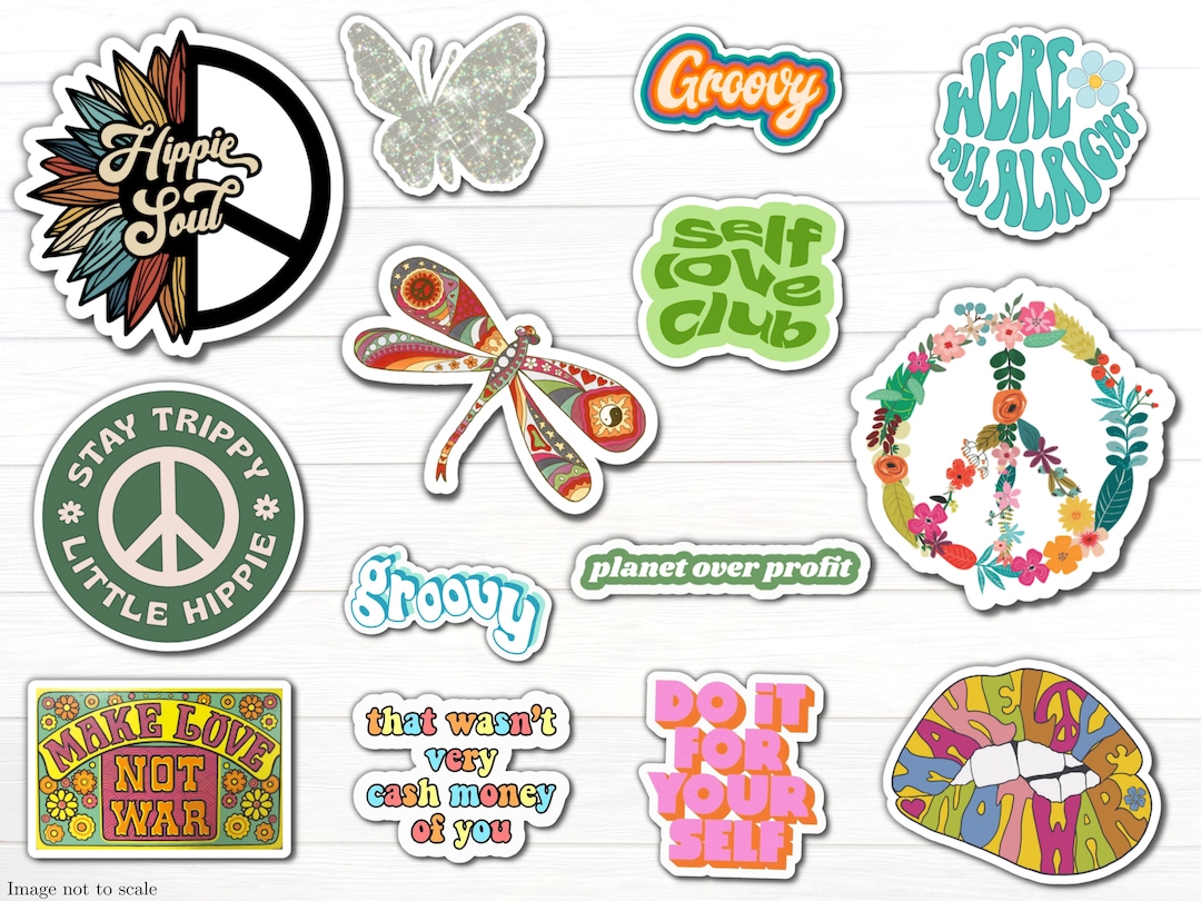 Love, Peace, & Mental Health Sticker Pack 1 | Pack of 14 Stickers ...